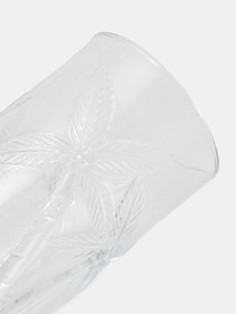 Sinsay - Sada sklenic s reliéfním vzorem palem 4 pack - clear