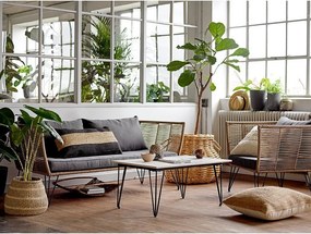 Kovový zahradní konferenční stolek 60x90 cm Mundo – Bloomingville