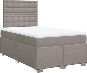 Box spring postel s matrací taupe 120x190 cm textil 3292745