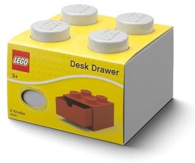 Šedý stolní box se zásuvkou LEGO® Brick, 15,8 x 11,3 cm