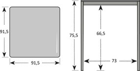 Doppler EXPERT WOOD zahradní stůl antracit