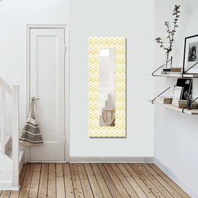 Nástěnné zrcadlo s dřevěným rámem 40x120 cm – Wallity