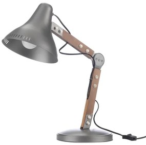 ONLI - Stolní lampa ARCHITETTO 1xE27/22W/230V 62 cm šedá/hnědá