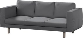 Potah na pohovku IKEA Norsborg 3-místná barva šedá látka pletený vzor