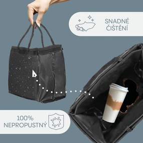Zopa Odpadkový koš do auta vodotěsný s víkem black