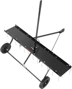 Vlek za odhrnovač trávy 121,9 cm hrábě na pro ATV nebo sekačku 24 prstů