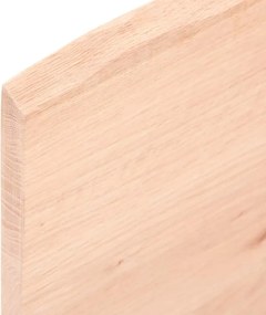 Koupelnová deska 100 x 60 x 2 cm neošetřené masivní dřevo 3156038
