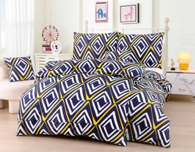 Šestidílné microtop povlečení 140x200+70x90+40x40 Rhombus