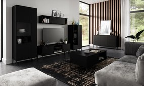 Moderní obývací pokoj Crazy sestava A, černá