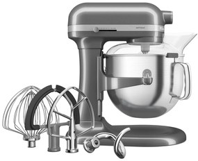 KitchenAid Kuchyňský robot Artisan 5KSM70SHX, se zvedací mísou 6,6 l, stříbrná 5KSM70SHXECU