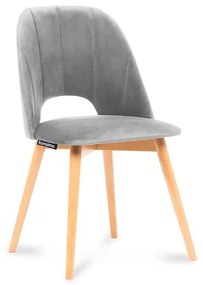 Konsimo Sp. z o.o. Sp. k. Jídelní židle TINO 86x48 cm šedá/buk KO0096