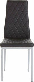 Danish style Jídelní židle Bark (SET 4 ks), černá