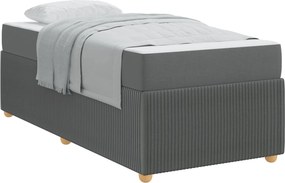 Rám postele Tmavě šedá 90 x 200 cm textil 3398341