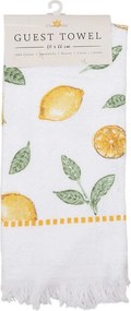 Kuchyňský froté ručník s citróny Lemons & Leafs - 40*66 cm