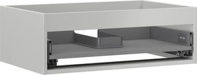 Mexen Box-A, závěsná skříňka 70 cm, 1 zásuvka, šedá matná, 91AX0-0700-235-1-62