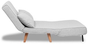 Designová rozkládací pohovka Felicitas 120 cm šedá