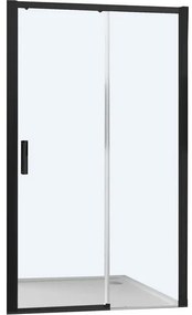 EBS Trend Easy Black Sprchové dveře 140 cm, pravé, černá mat