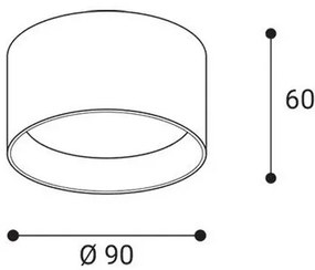 LED2 - LED Bodové svítidlo ZETA ON LED/8W/230V 3000/3500/4000K pr. 9 cm bílá