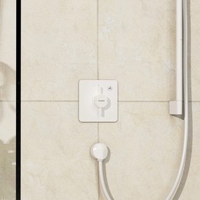 Hansgrohe DuoTurn Q, baterie pod omítku pro 1 spotřebič, bílá matná, HAN-75614700