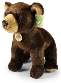 Rappa Plyšový medvěd sedící 25 cm ECO-FRIENDLY