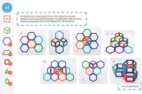 MAGFORMERS Geometrie 3: 2D a 3D - box 123 dílků