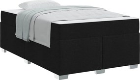Rám postele s matrací Černá 120 x 190 cm textil 3399175