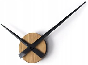 Decotia Nástěnné skleněné hodiny Elegance XXL černé 75cm Barva: černá