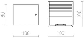 RED - Design Rendl - R12598 - LED Nástěnné svítidlo ONYX LED/5W/230V bílá