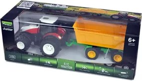 AMEWI RC traktor s přívěsem bílá / RTR / Měřítko 1:24 / 2,4 GHz / Li-I