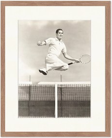 Zarámovaná fotografie Jumping the Net, v různých velikostech
