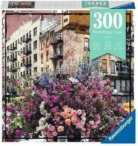 Ravensburger Květiny v New Yorku / 300 dílků / od 14 let