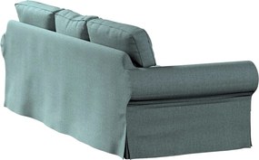 Potah na pohovku IKEA  Ektorp 3-místná, rozkládací STARÝ MODEL PIXBO barva modrá látka pletený vzor
