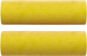 vidaXL Dekorační polštáře 2 ks Ø 15 x 50 cm samet [349515] Barva: krémová