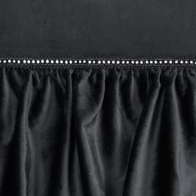 ZATEMŇOVACÍ ZÁVĚS NA KROUŽCÍCH CARLI 140X250 CM ČERNÁ