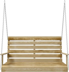 Houpací lavice 110 cm impregnované borové dřevo 318397