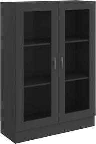 vidaXL Vitrína 82,5 x 30,5 x 115 cm kompozitní dřevo [802755] Barva: Bílá