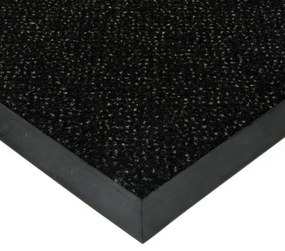 Černá textilní čistící vnitřní vstupní rohož Cleopatra Extra - 50 x 80 x 0,9 cm