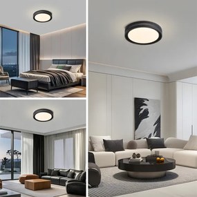 Brilagi -LED Stmív. strop. sv. KREON LED/54W/230V 3000-6000K černá pr. 38 cm +DO