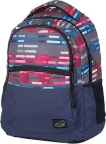 WALKER Školní batoh CLASSIC Lines Blue Pink / 30 l / 45 × 32 × 21 cm
