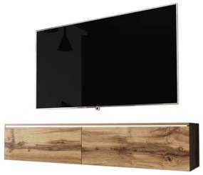 TV stolek LOWBOARD D 140, 140x30x32, dub wotan + LED