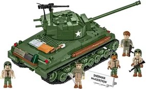 COBI 3118 II WW Sherman M4A2E8 / 880 kostek / 5 figurek / 1:28 / od 10