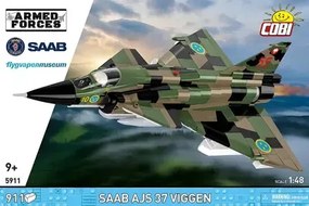 COBI 5911 Saab AJS 37 Viggen / Stavebnice / 911 dílů / 1:48 / od 9 let