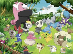 RAVENSBURGER Puzzle XXL Divocí Pokémoni 49x36cm skládačka 300 dílků 2413245