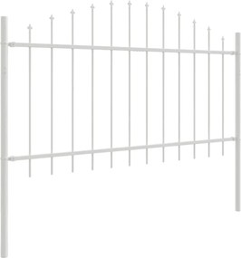 Zahradní plot WOERDEN 2 ks 170 x 140 cm Práškově lakovaná ocel 3360137