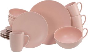 XXXLutz KOMBINOVANÁ SOUPRAVA Soft Touch Peach 16dílné Creatable - Online Only nádobí - 007768063401