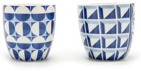 Čajová souprava Geometric blue