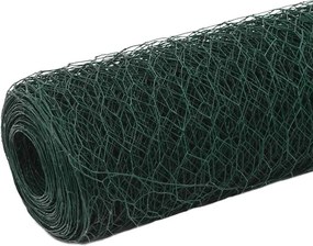 Pletivo ke kurníku ocel PVC vrstva 25 x 1,5 m zelené 143267