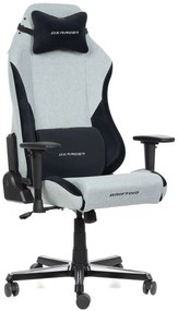 Herní židle DXRacer DRIFTING XL - látka, šedá / černá