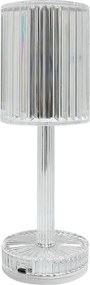 Stolní lampa Simple, 1x transparentní stínítko