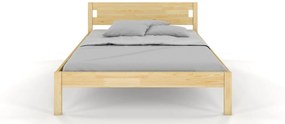 Dřevěná postel Visby LAXBAKEN z borovice / 180x200 cm, přírodní barva